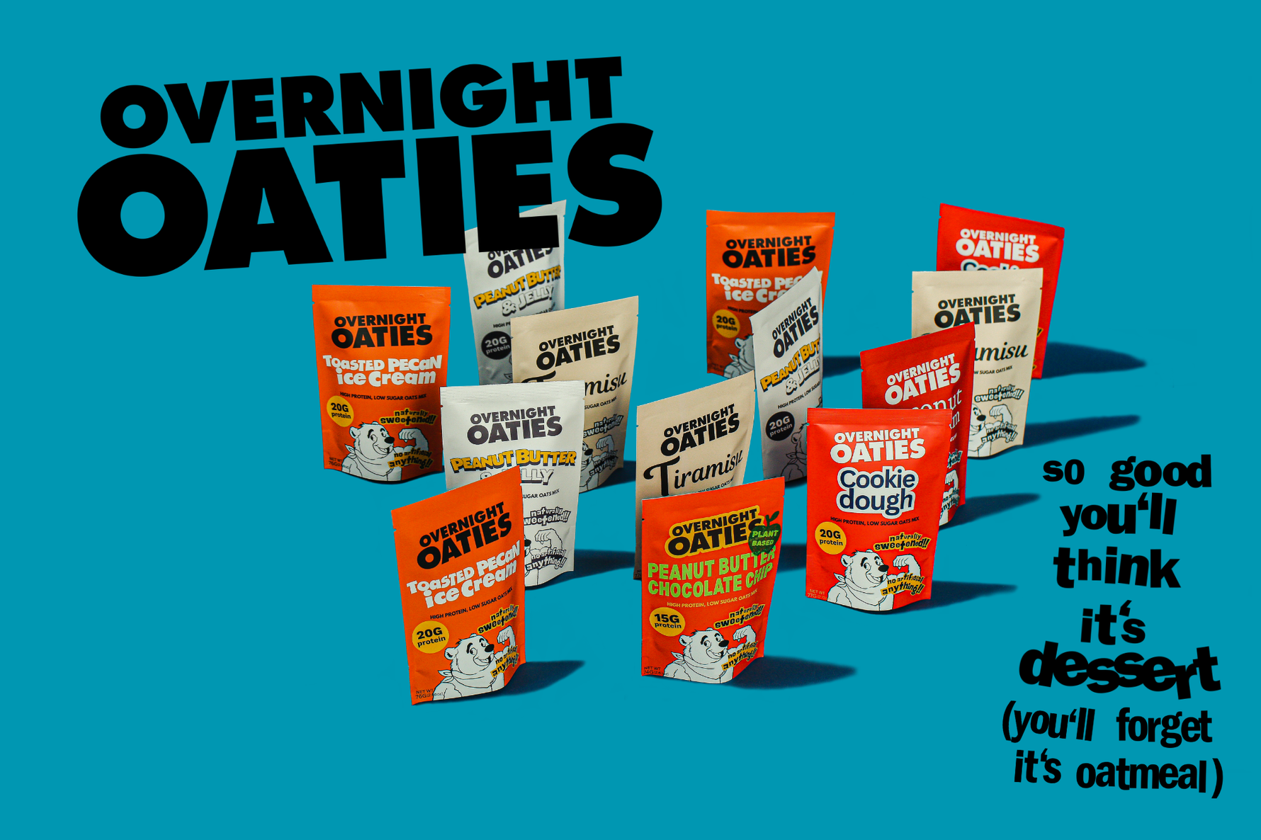 Overnight Oaties | High Protein, Low Sugar Oats Mix